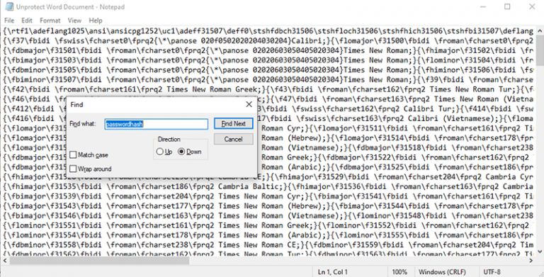 How To Unprotect Word Document Without Password Windows Password Reset